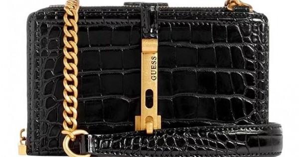 GUESS JAMES MINI GIRLFRIEND XBODY ΤΣΑΝΤΑ ΓΥΝΑΙΚΕΙΑ BLACK