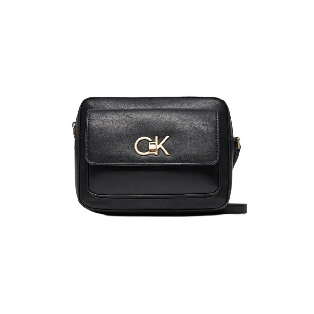 CALVIN KLEIN JEANS RE-LOCK CAMERA BAG ΤΣΑΝΤΑ ΓΥΝΑΙΚΕΙΑ BLACK