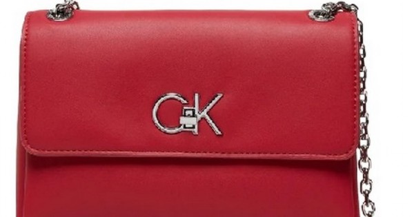 CALVIN KLEIN JEANS RE-LOCK EW CONV CROSSBODY ΤΣΑΝΤΑ ΓΥΝΑΙΚΕΙΑ RED