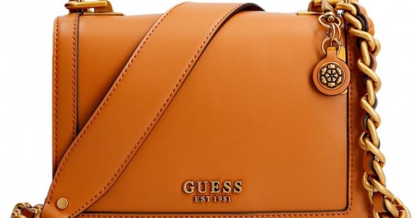 ΤΣΑΝΤΑ ABEY CROSSBODY FLAP ΓΥΝΑΙΚΕΙΑ GUESS TAN