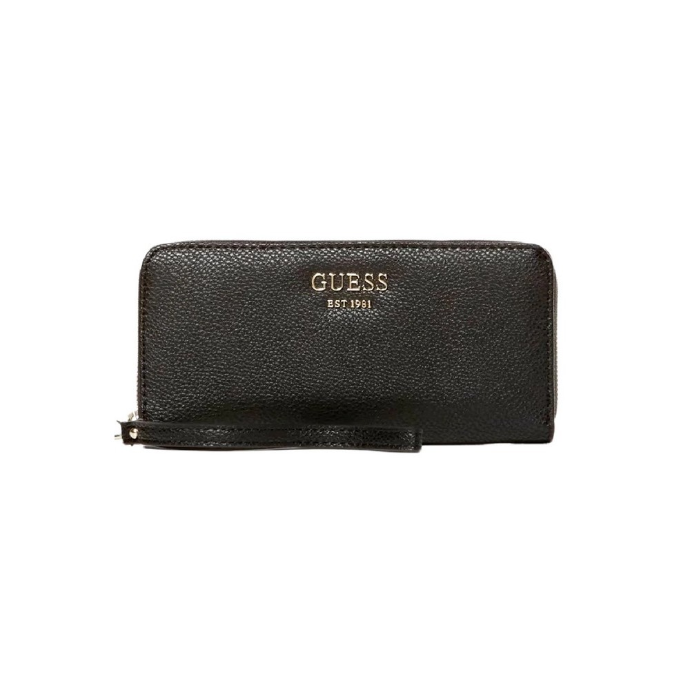 GUESS ZED SLG LARGE ZIP AROUND ΑΞΕΣΟΥΑΡ ΠΟΡΤΟΦΟΛΙ ΓΥΝΑΙΚΕΙΟ BLACK