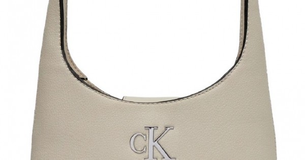 CALVIN KLEIN JEANS MINIMAL MONOGRAM SHOULDER BAG ΤΣΑΝΤΑ ΓΥΝΑΙΚΕΙΑ STONE
